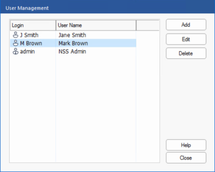 Setting up user accounts